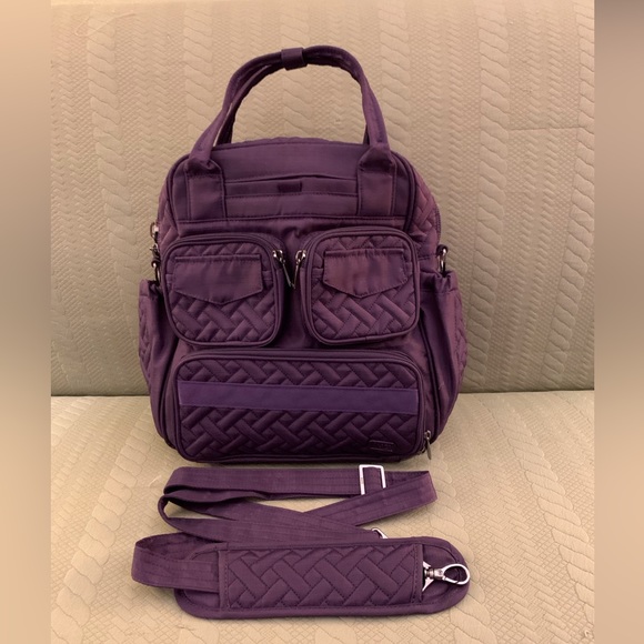 lug | Bags | Lug Mini Puddle Jumper Tote Crossbody Bag Brushed Concord ...